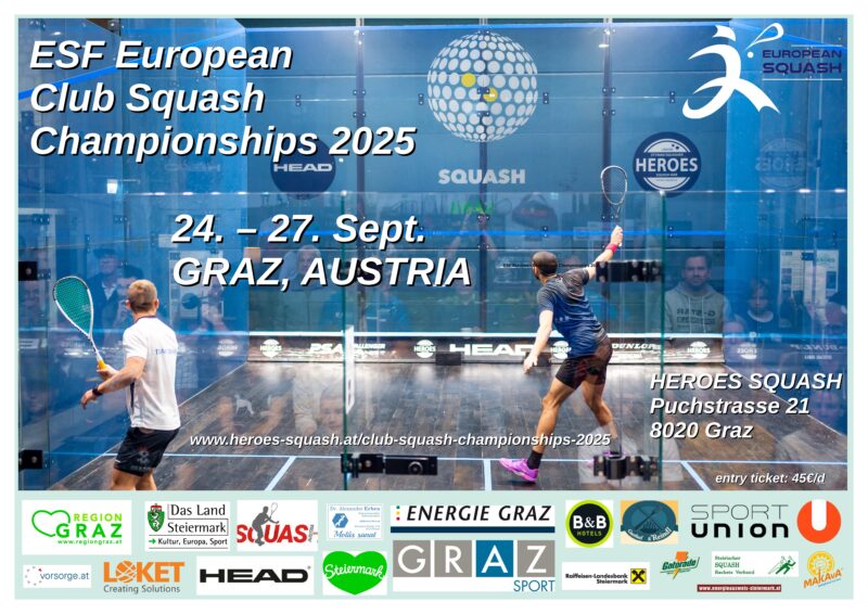 European Club Championships 2025 – HEROES-Squash